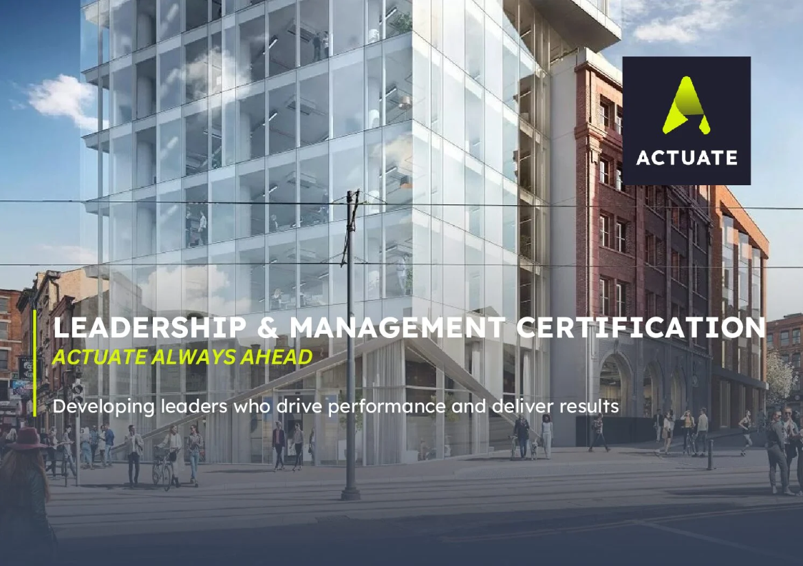 Programme Prospectus: Leadership and Management Certification - Actuate ...
